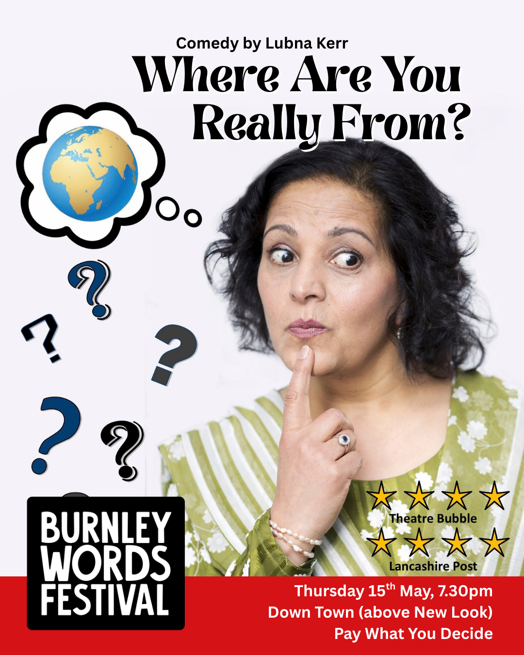 Lubna Kerr 'Where Are You Really From?' - Burnley Words Festival
